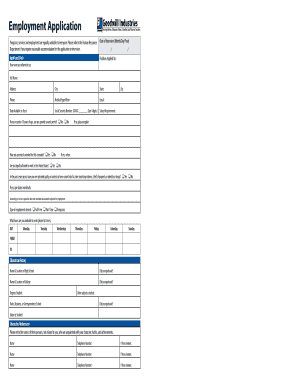 Fillable Online mariongoodwill Employment Application - Marion Goodwill ...