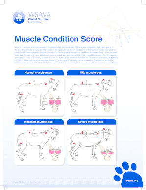 Fillable Online Muscle Condition Score Fax Email Print - pdfFiller