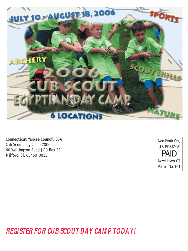 Fillable Online ctyankee Day Camp Flyer Fax Email Print - pdfFiller