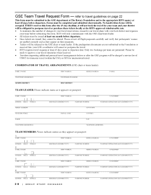 Fillable Online rotary6080 GSE Program Guide - Rotary District 6080 Fax ...