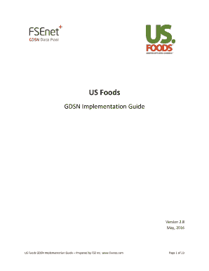 Fillable Online GDSN Implementation Guide Fax Email Print - pdfFiller