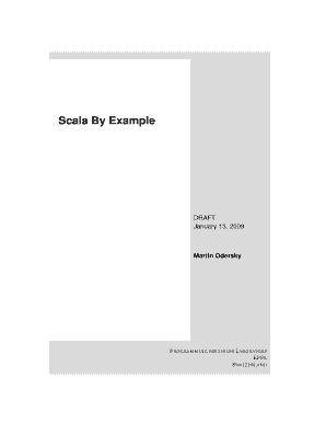 Fillable Online www-edlab cs umass Scala By Example 2009 - Edlab Fax ...