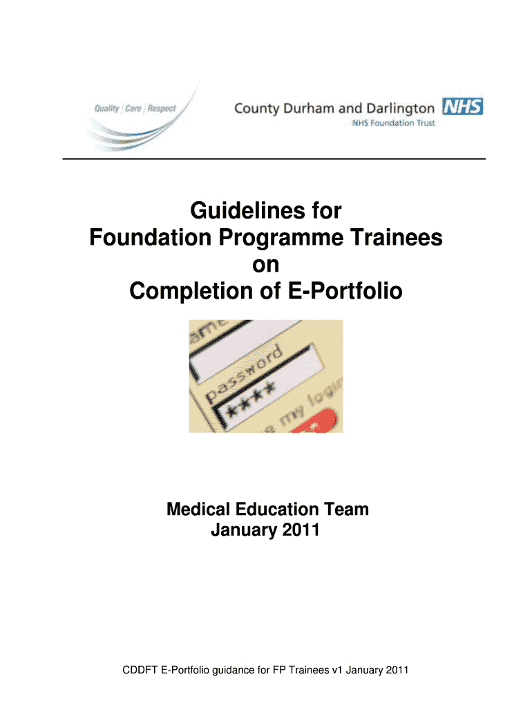 Fillable Online Foundation Programme Trainees Fax Email Print - pdfFiller