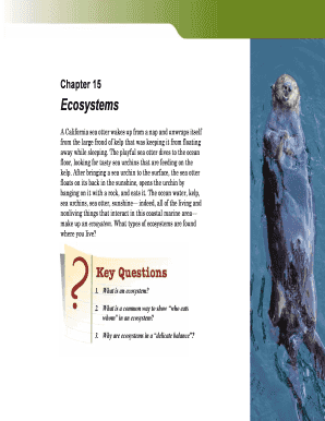 Fillable Online tclauset Chapter 15 Ecosystems - 6th Grade Science ...