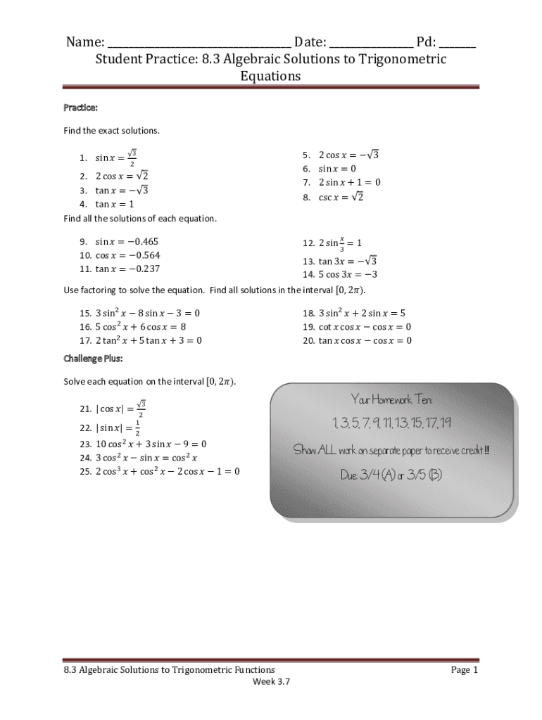 Fillable Online 6,-1 Practice Worksheet Fax Email Print - pdfFiller