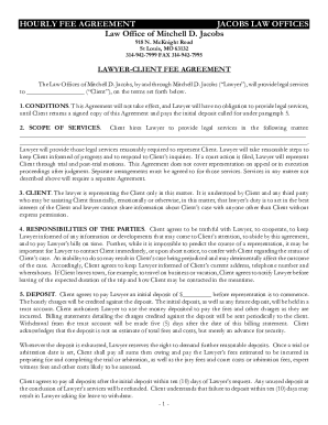 Fillable Online Mitchell Jacobs - Attorney and Counselor at Law ...