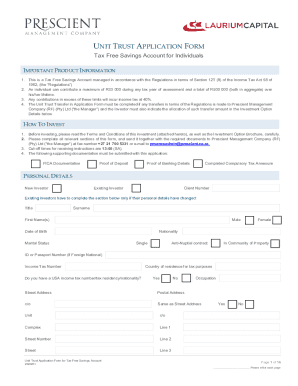 Fillable Online Tax-Free Savings Account (TFSA): Definition and Calculation Fax Email Print ...