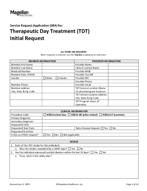 Fillable Online SERVICE AUTHORIZATION FORM - Molina Healthcare Fax ...
