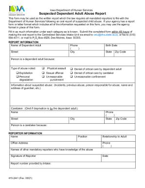 Fillable Online MANDATED REPORTERS - PA Department of Human Services ...
