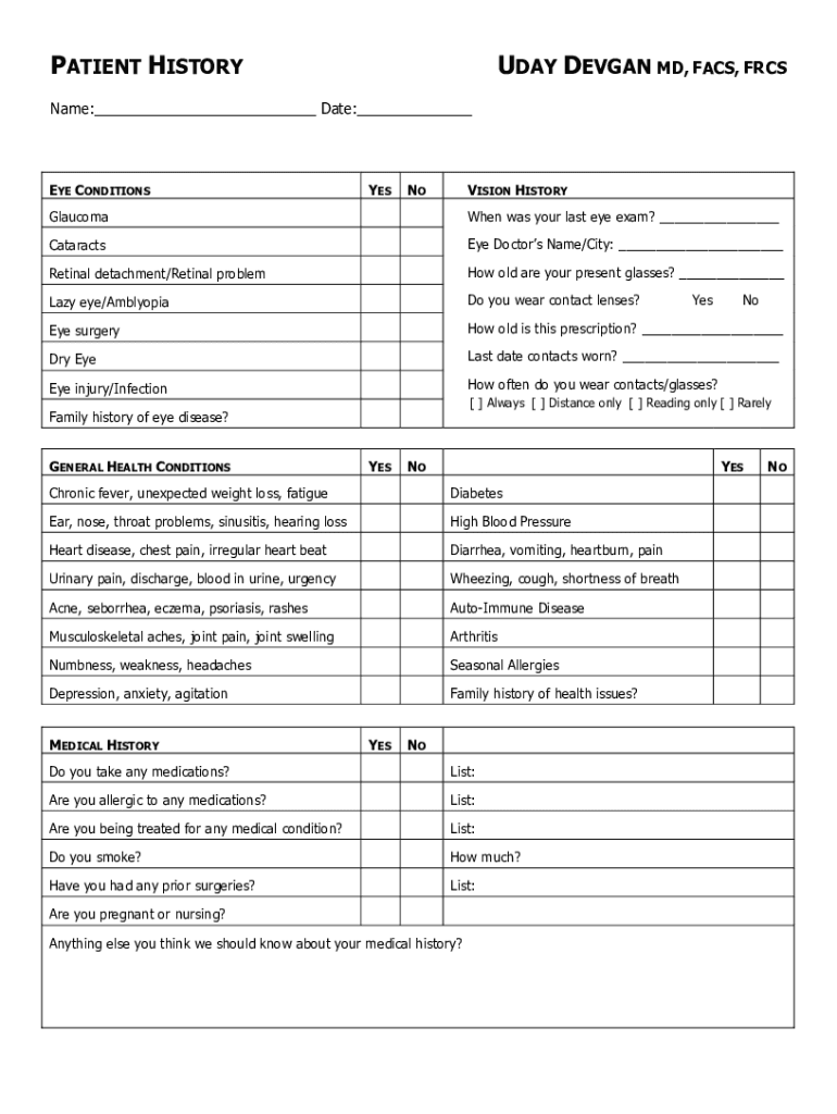 Fillable Online Hass Vision Exam Form Fax Email Print - pdfFiller