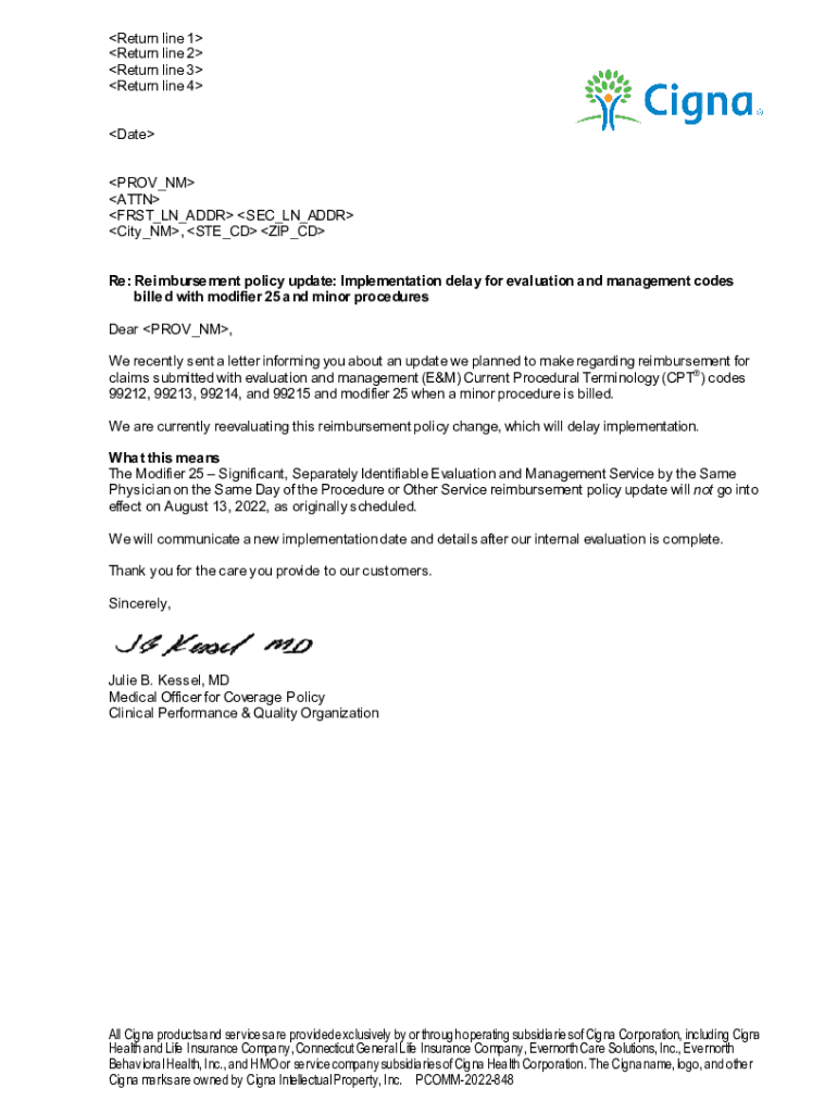 Fillable Online Modifier -25Significant, Separately Identifiable E/M Service Fax Email Print ...