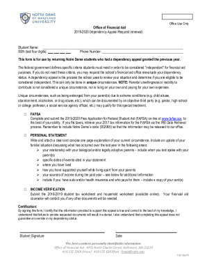 Fillable Online 20172018 Independence Appeal Form Fax Email Print ...