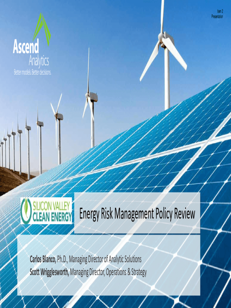 Fillable Online Energy Risk Management Policy Review Fax Email Print ...