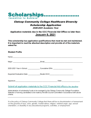 Fillable Online 2022 Investing in Our Diversity Scholarship Application ...