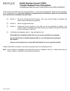 Fillable Online PF-594-20 - Health Savings Account (HSA) Transfer ...