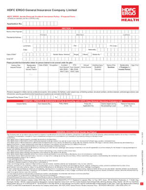 Fillable Online Janata Personal Accident Insurance - Proposal Form.cdr ...