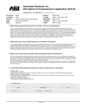 Fillable Online 2019-20 General Online Application Fax Email Print ...
