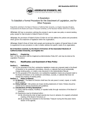 Fillable Online CALIFORNIA STATE PTA RESOLUTIONS Fax Email Print ...