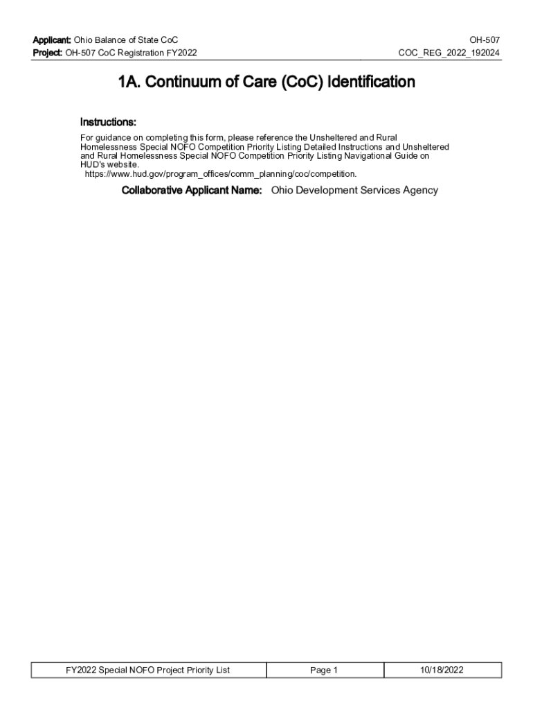 Fillable Online Before Starting the CoC ApplicationMass.gov Fax Email ...