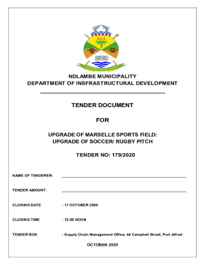 Fillable Online ndlambe gov NDLAMBE LOCAL MUNICIPALITY Fax Email Print ...