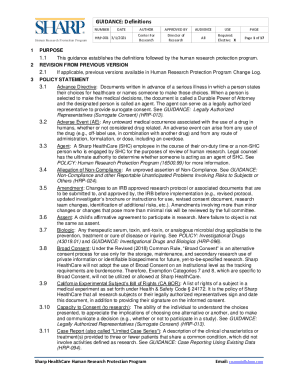 Fillable Online Initial IRB Review Application - HRP-211 - Sharp ...