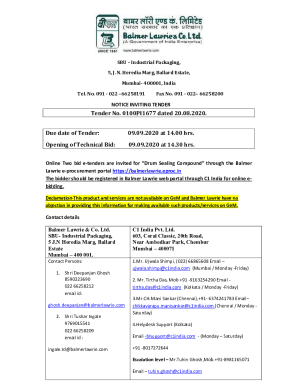 Fillable Online 0100PI draft tender Oct 20-Sept 2120.docx Fax Email ...