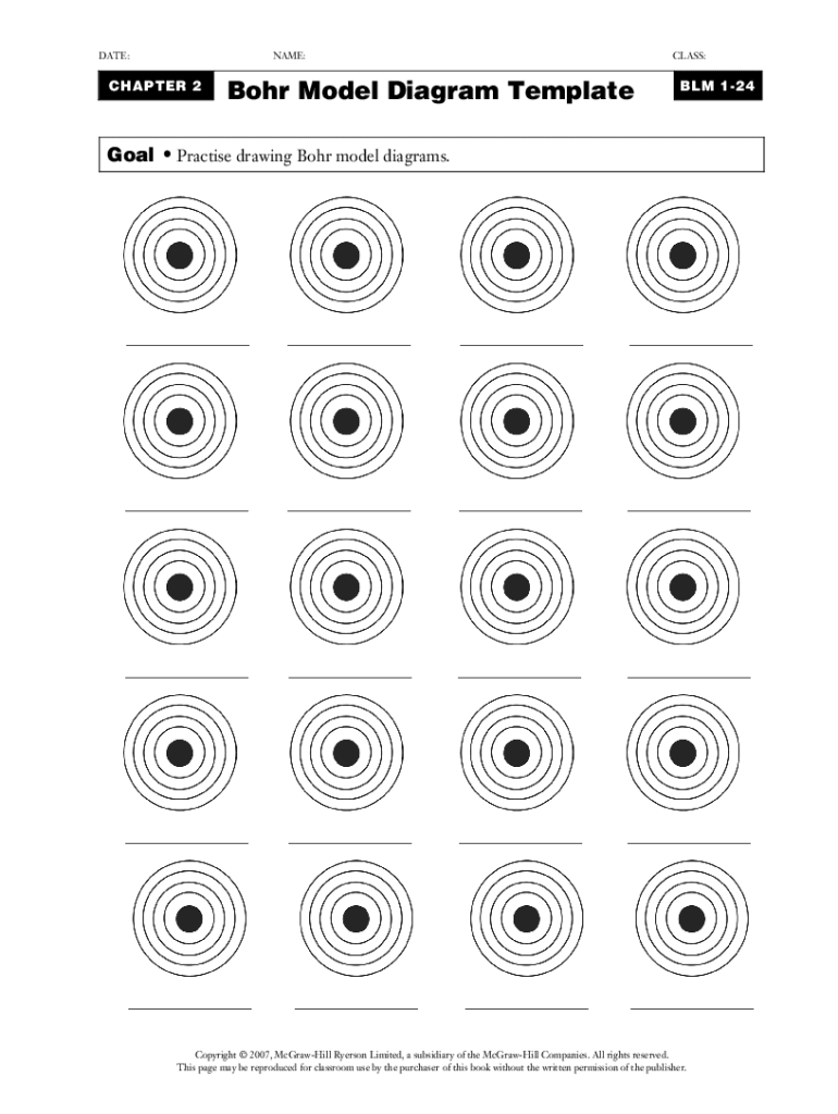 Fillable Online Bohr model & ion worksheets: ANSWERS Fax Email Print ...