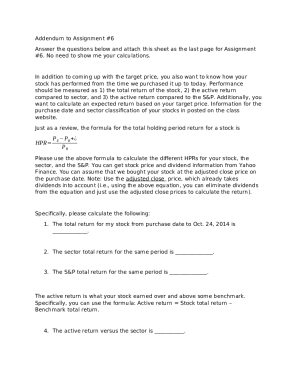 Addendum and Assignment Agreement Sample Clauses Doc Template | pdfFiller