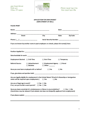 Fillable Online New York State Department of Labor Fast Fax Job Order ...