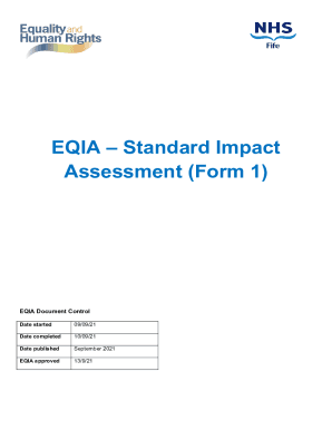 Fillable Online Equality impact assessment guidance and template - UKRI ...