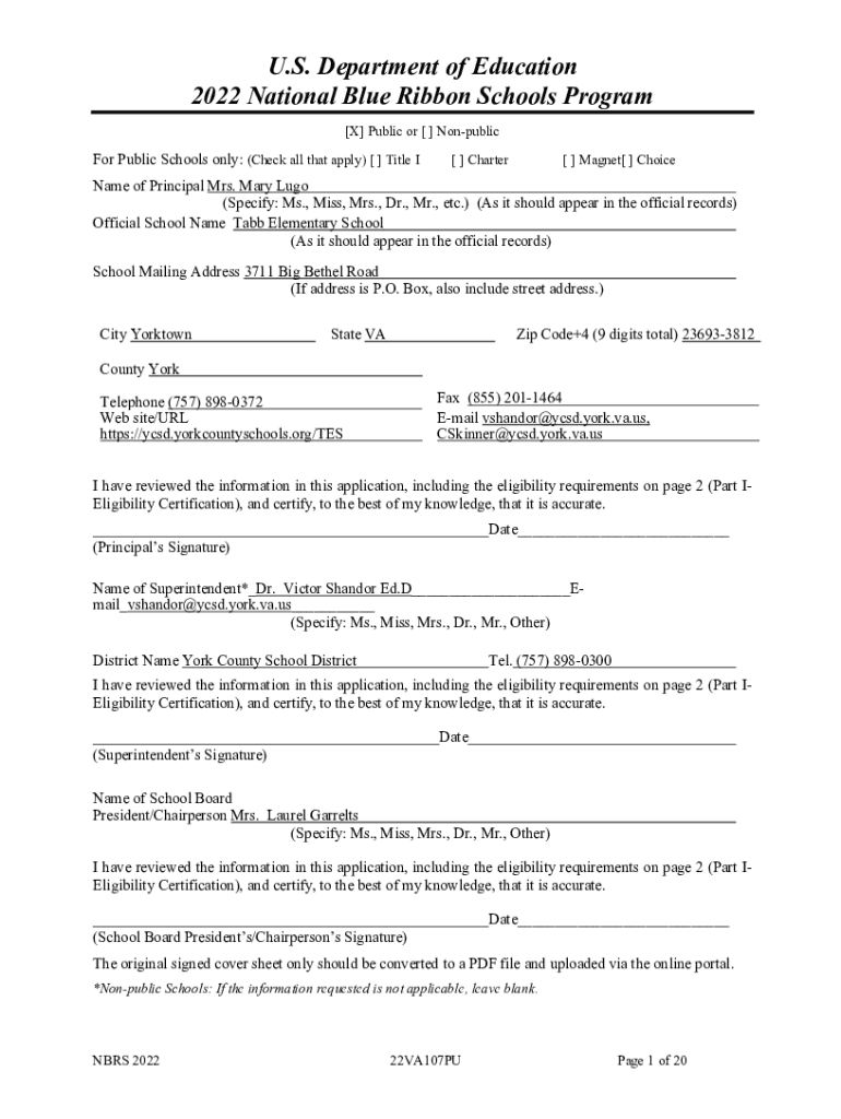 Fillable Online Official School Name Tabb Elementary School Fax Email ...