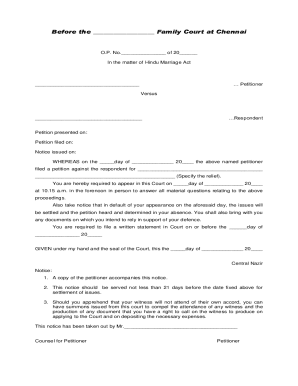 Fillable Online Divorce as per Section 13 of HMA,1955 - Legal Service India Fax Email Print ...