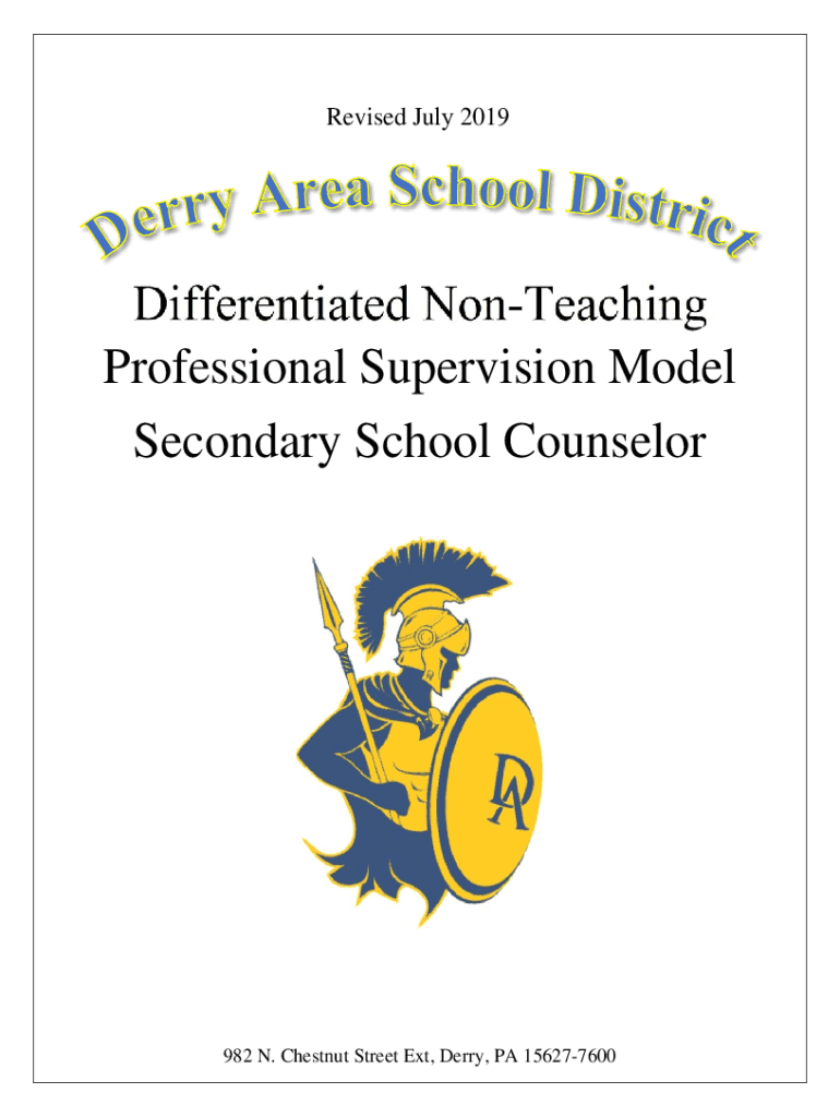 Fillable Online Derry Township School District Supervision and Evaluation ... Fax Email Print ...