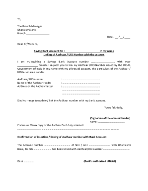 Fillable Online Link-Dhanlaxmi-Bank-form.pdf Fax Email Print - pdfFiller