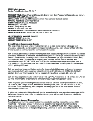 Fillable Online Clean Water and Renewable Energy from Beet Processing W Fax Email Print - pdfFiller