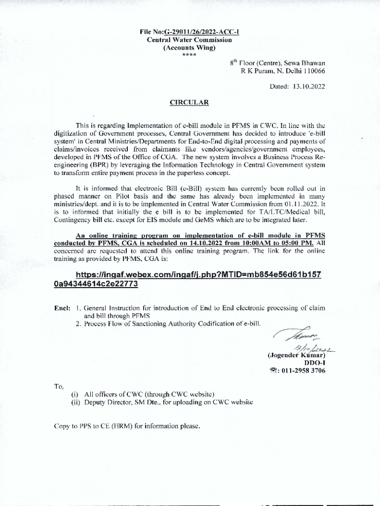 Fillable Online government of india - ministry of water resources - IRC ...