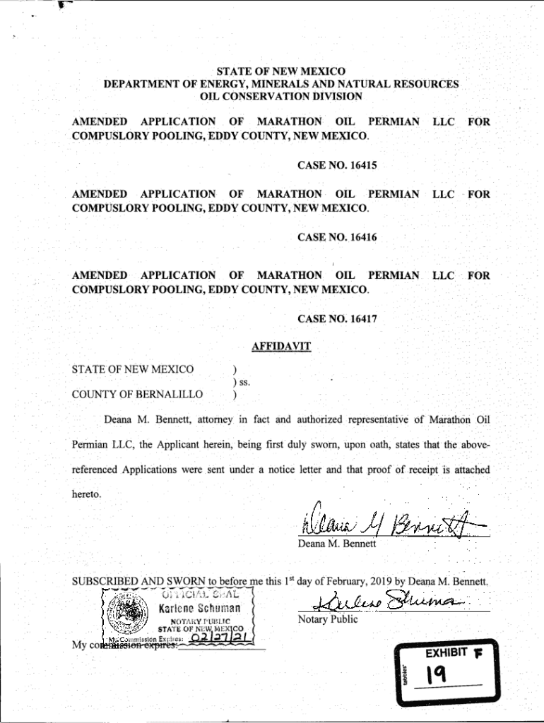 Fillable Online State Oil Conservation Division can issue fines for ...