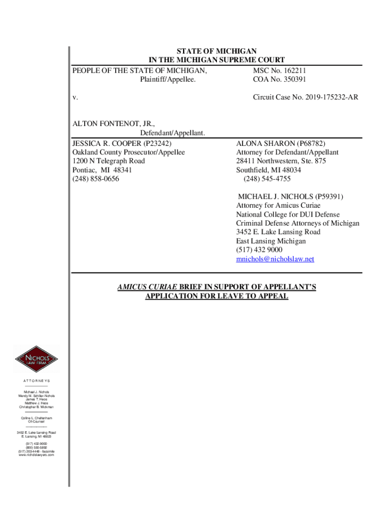 Fillable Online COA holds that order denying a motion to change schools ...