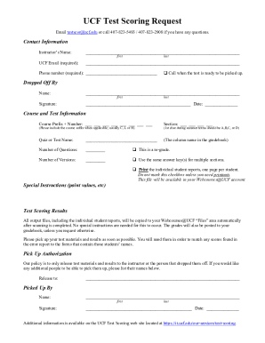 Fillable Online UCF Test Scoring Request Fax Email Print - pdfFiller