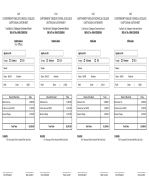 Fillable Online Chattogram Cantonment Branch Fax Email Print - pdfFiller