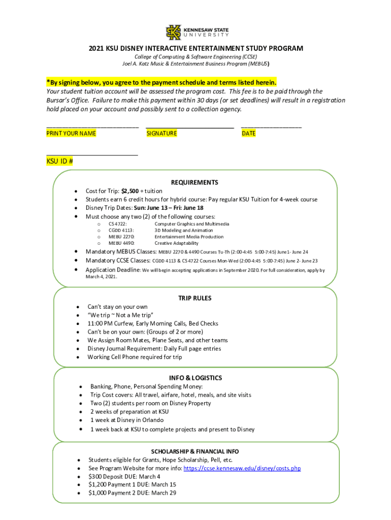 Fillable Online Kennesaw State University - Merit Pages Fax Email Print ...