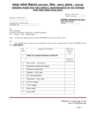 Fillable Online notice inviting tender through e-procurement for annual ...