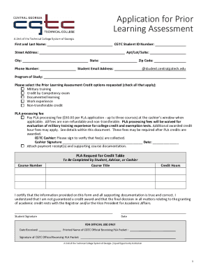 Fillable Online Admissions FormsCentral Georgia Technical College Fax Email Print - pdfFiller