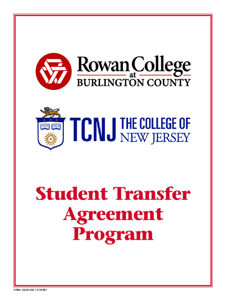 Fillable Online RCBC TCNJ Transfer Admissions Application Fax Email ...
