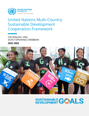 Fillable Online United Nations Multi-Country Sustainable Development ...