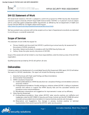 Fillable Online Sample HIPAA Security Risk Assessment For a Small ...