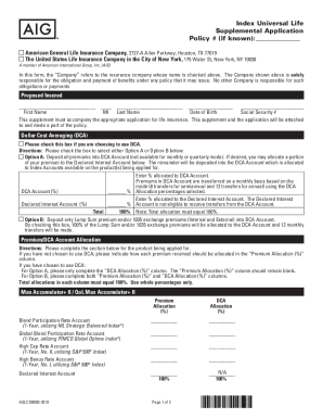 Fillable Online Indexed Universal Life Insurance (IUL) Meaning and Pros ...