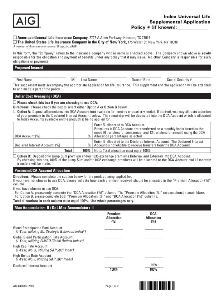 Fillable Online Indexed Universal Life Insurance (IUL) Meaning and Pros ...