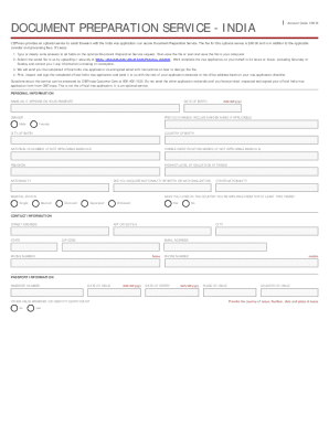 Fillable Online CIBTvisas FormsTravel Visa Applications Fax Email Print ...