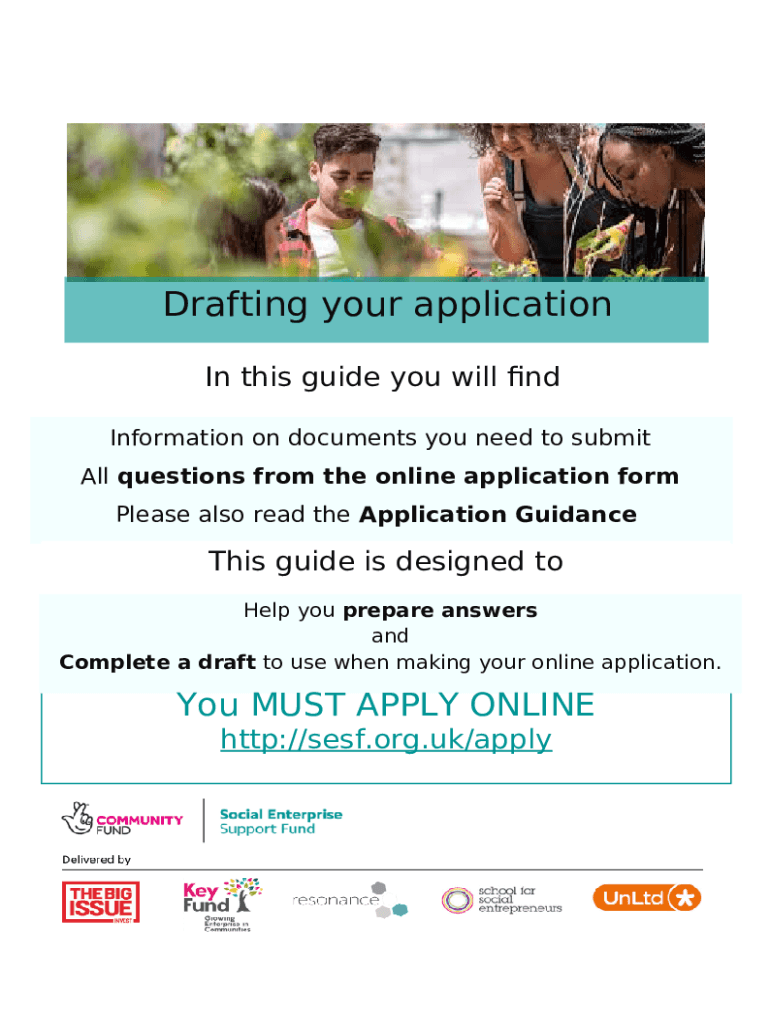 Drafting Your Application (Word document) Doc Template | pdfFiller